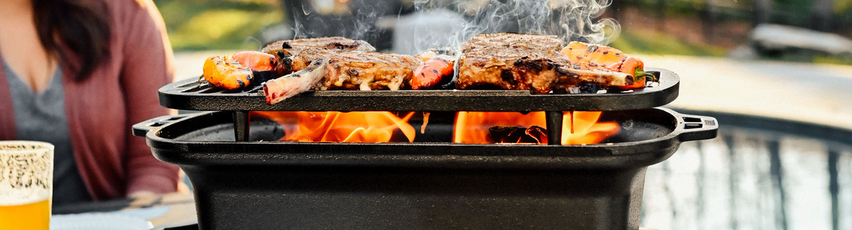 Sportsman's Pro Cast Iron Grill – Lodge Cast Iron