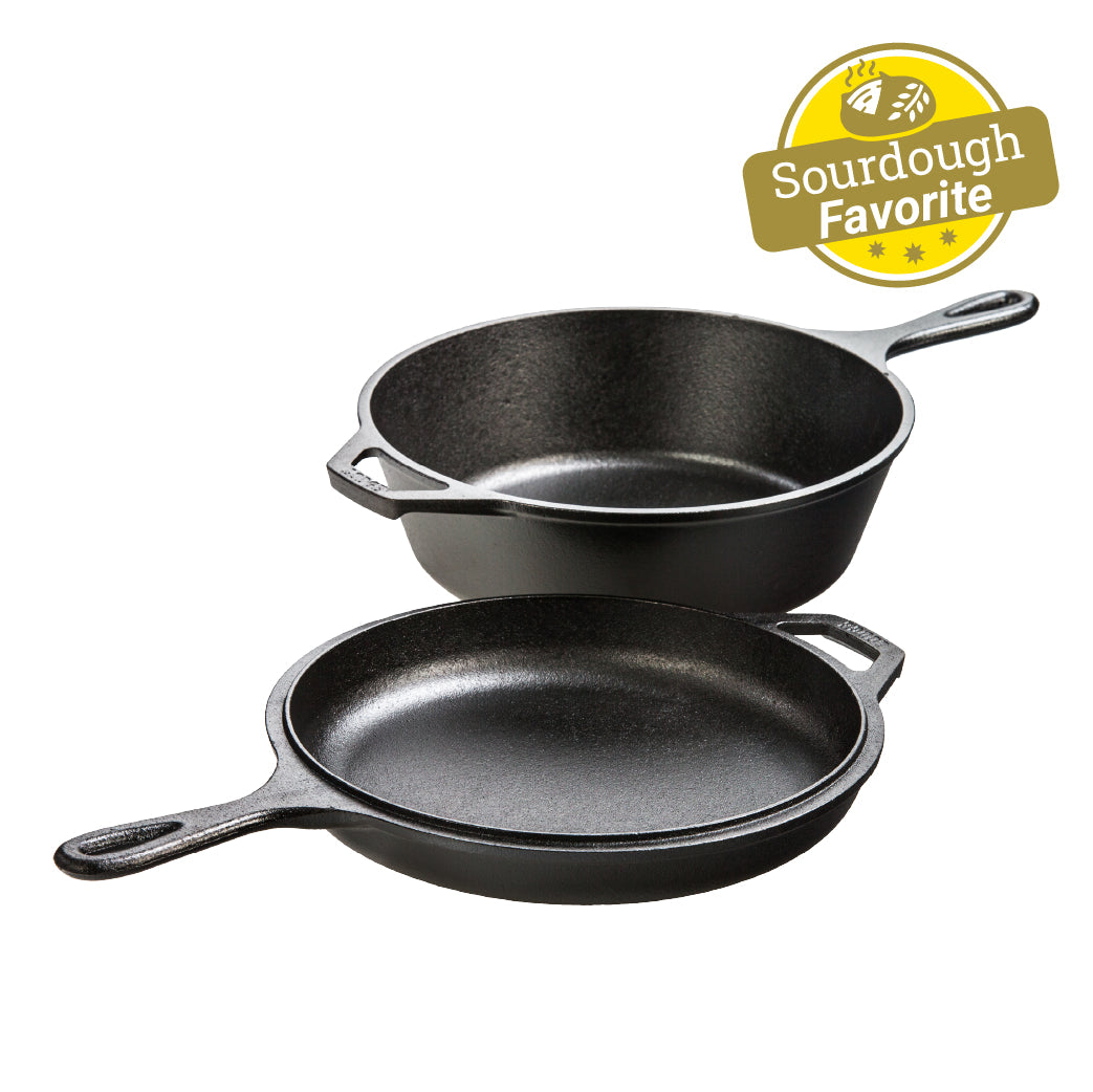 Cast Iron Combo Cooker 26cm – Lodge Cast Iron